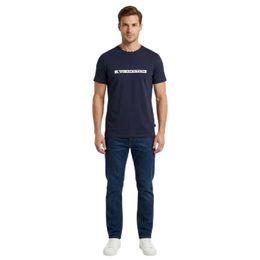 Aquascutum - T-Shirt f&uuml;r Herren (Marine)