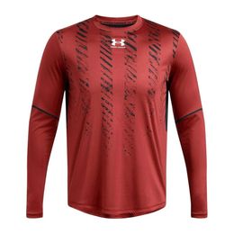 Under Armour - T-Shirt f&uuml;r Herren, Regul&auml;r, Lang&auml;rmlig (Orange)