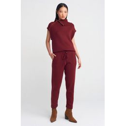 Damen Lurex Strick Jogginghose