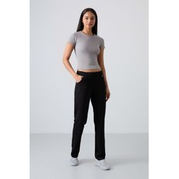 Damen Sweatpants mit lockerer, gerader Beinform