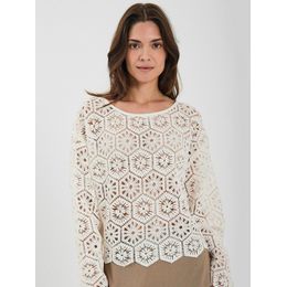 Funktionstop NORR "NORR Top Luni", Damen, Gr. 34, off, wei&szlig;, Obermaterial: 100% Baumwolle, Tops