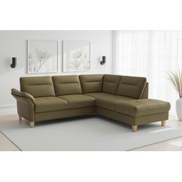 Sit & More Ecksofa SIT & MORE "Pamela", grau (olive), B:218cm H:90cm T:212cm, Sofas, Ecksofa