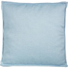 HOCK Dekokissen H.O.C.K. "Gian No 66", blau (blau, bedruckt), B:40cm H:5cm L:40cm, Polyacryl, Dekokissen_Sitzkissen_Kissenh&uuml;llen, 40x40x5 cm, Kissenh&uuml;lle mit F&uuml;llung, 1 St&uuml;ck