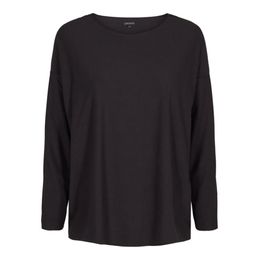 Funktionstop LIBERT&Eacute; ESSENTIEL "Libert&eacute; Essentiel T-shirt ALMA-LS", Damen, Gr. M/L, schwarz, Obermaterial: 90% Polyester, 10% Elasthan, Tops