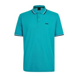 BOSS - "Paddy" Poloshirt f&uuml;r Herren, kurz&auml;rmlig (Blau)