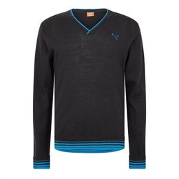 Puma - Pullover Top f&uuml;r Herren, V-Ausschnitt (Schwarz)