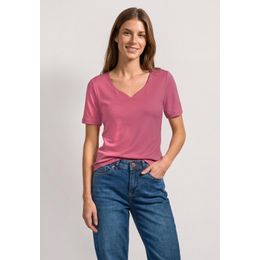 T-Shirt Street One, Damen, Gr. 34, pink (blush berry), Shirts T-Shirt, Basic