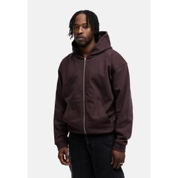 Kapuzensweatjacke DAILY COTTON "Daily Cotton Sweatjacke OVERSIZE ZIPPER-HOODIE", Jungen, Gr. L, braun (chocolate braun), Obermaterial: 100% Baumwolle CO., Sweatjacken