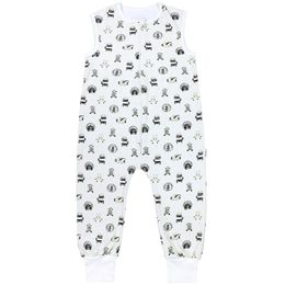 Babyschlafsack TUPTAM "Schlafsack mit F&uuml;&szlig;en Babyschlafsack mit Beinen Unwattiert" Gr. 68, orange (safari tierk&ouml;pfe zebra l&ouml;we giraffe), Schlafs&auml;cke, Baby, L: 74cm, Obermaterial: 100% Baumwolle CO., L:74cm