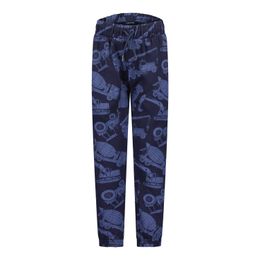 Sweathose Blue Seven "Blue Seven Jogginghose", Jungen, Gr. 104, blau (5900, nachtblau), 100% Baumwolle, regular fit, Hosen Sweathose