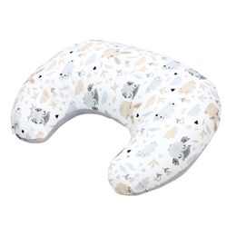 Stillkissen TUPTAM "Stillkissen Baby Stillkissen Klein mit Baumwoll-Bezug", Baby, grau (hase, eule), Obermaterial: 100% Baumwolle CO., Funktionskissen