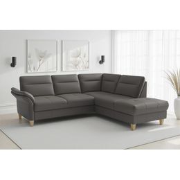 Sit & More Ecksofa SIT & MORE "Pamela", grau (mocca), B:218cm H:90cm T:212cm, Sofas, Ecksofa