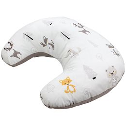 Stillkissen TUPTAM "Stillkissen Baby Stillkissen Klein mit Baumwoll-Bezug", Baby, gelb (wald, fuchs, reh, igel, b&auml;rchen, beige), Obermaterial: 100% Baumwolle CO., Funktionskissen