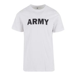 T-Shirt Brandit "Brandit Army T-Shirt", Jungen, Gr. 3XL, wei&szlig;, 100% Baumwolle, bedruckt, normal, Rundhals, Shirts T-Shirt
