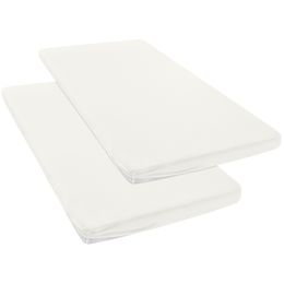 Spannbettlaken OTTO HOME "Paprika Topper Basic, in Gr. 90x200, 140x200 oder 180x200 cm", wollwei&szlig;, B:90cm L:200cm, Microfaser-Jersey, Obermaterial: 100% Polyester, Bettlaken, Spannbettlaken, Baumwolle, Matratzen bis 8 cm H&ouml;he, Bettlaken, Spannbetttuch, Laken