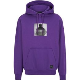 BOSS - Hoodie zum &Uuml;berziehen f&uuml;r Herren (Dunkel-Lila)
