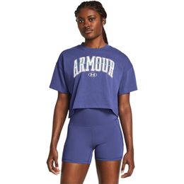 Under Armour - T-Shirt f&uuml;r Damen, Boyfriend - locker geschnitten (Violett)