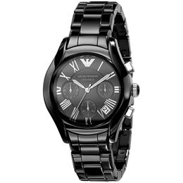 Emporio Armani AR1401 Chronograph Ceramica Schwarz Herrenuhr