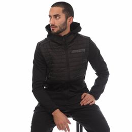 Mercier - "Dynamic" Hoodie mit durchgehendem Rei&szlig;verschluss f&uuml;r Herren (Schwarz)