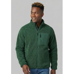 Fleecejacke Derbe "Kuschelby_Pocket", Herren, Gr. L, eden, Obermaterial: 100% Polyester, Basic, normal, Jacken Fleecejacke, Fleecejacke, weich, warm, l&auml;ssig