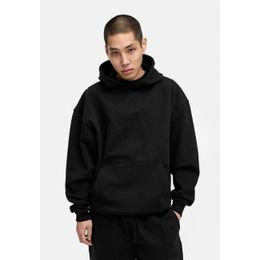 Hoodie DAILY COTTON "Daily Cotton Kapuzenpullover OVERSIZE HOODIE", Jungen, Gr. L, schwarz (schwarz washed), Obermaterial: 100% Baumwolle CO., Sweatshirts Hoodie