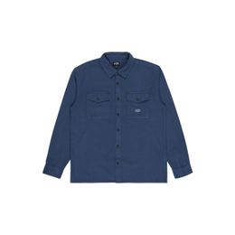 Langarmhemd BILLABONG "Since 73 Del Mar Flannel", Herren, Gr. L, US-Gr&ouml;&szlig;en, blau (schwarz denim), Obermaterial: 100% Baumwolle., Hemden