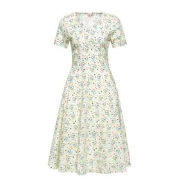 Queen Kerosin Damen Swingkleid Retro Cats