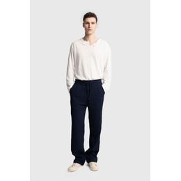 Strukturierte Regular Fit Jogginghose mit Kordelzug