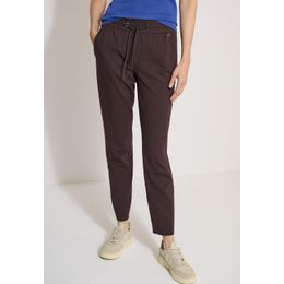 Stoffhose Cecil, Damen, Gr. L, L&auml;nge 32, truffle braun, Stoff, 61% Viskose, 32% Polyamid, 7% Elasthan, unifarben, comfort fit lang, Hosen Stoffhose, Middle Waist