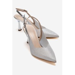 Dorata Verzierter Stiletto-Pumps