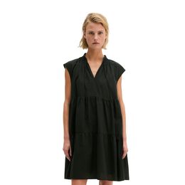 Marc O'Polo Jerseykleid MARC O'POLO "aus weichem Baumwoll-Voile", Damen, Gr. 38, Normalgr&ouml;&szlig;en, schwarz, Obermaterial: 100% Baumwolle. Futter: 100% Modal, unifarben, loose fit knielang, normaler Saum, Kleider Jerseykleid