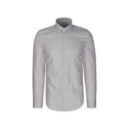 Businesshemd Seidensticker "Schwarze Rose", Herren, Gr. S (38), normale &Auml;rmell&auml;ngen, weinrot, 100% Baumwolle, kariert, tailored fit, 2-Knopf-Manschette, Hemden, Shaped 1/1 Button-Down-Kragen Karo