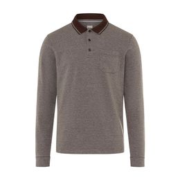 Poloshirt Brax "Style PHARELL", Herren, Gr. L (52), braun, 74% Baumwolle, 26% Polyester, Shirts