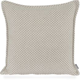 HOCK Dekokissen H.O.C.K. "Linocea", beige (beige,natur, gemustert), B:50cm H:10cm L:50cm, Obermaterial: 100% Polypropylen, Dekokissen_Sitzkissen_Kissenh&uuml;llen, Outdoorkissen inkl. F&uuml;llung, 45x45cm, Dekokissen, salbei, gemustert