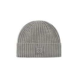 Strickm&uuml;tze Codello "Codello M&uuml;tze", Damen, grau (dunkelgrau), Obermaterial: 70% Polyacryl PAN. 30% Wolle WO., M&uuml;tzen Strickm&uuml;tze, aus Rippenstrick