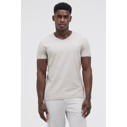 V-Shirt CMPD, Jungen, Gr. 4XL, french grau, Single Jersey, Material: 100% Baumwolle, unifarben, regular fit normal, V-Ausschnitt, eingesetzt gerader Abschluss, Shirts, mit offener Kante am Ausschnitt