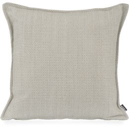 HOCK Dekokissen H.O.C.K. "Linova", beige (beige,natur,helltaupe, gemustert), B:45cm H:10cm L:45cm, Obermaterial: 100% Polypropylen, Dekokissen_Sitzkissen_Kissenh&uuml;llen, Outdoorkissen inkl. F&uuml;llung, 45x45cm, Dekokissen, salbei, gemustert