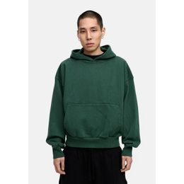 Hoodie DAILY COTTON "Daily Cotton Kapuzenpullover OVERSIZE HOODIE BOXY-FIT", Jungen, Gr. L, gr&uuml;n (gr&uuml;n washed), Obermaterial: 100% Baumwolle CO., Sweatshirts Hoodie
