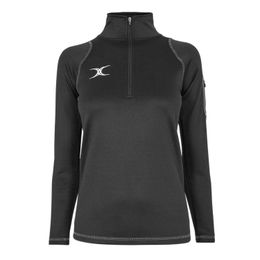 Gilbert - Sweatshirt f&uuml;r Damen, Rei&szlig;verschluss, Raglan&auml;rmel (Schwarz)