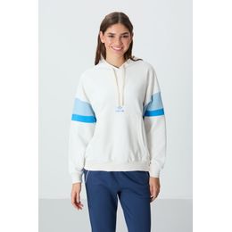 &Uuml;bergr&ouml;&szlig;en-Farbblock-Hoodie mit Tasche