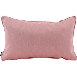 HOCK Dekokissen H.O.C.K. "Lino", rot (rot, leinen, unifarben), B:30cm H:10cm L:50cm, Polyacryl, Dekokissen_Sitzkissen_Kissenh&uuml;llen, Outdoor geeiget, Wendekissenh&uuml;lle mit F&uuml;llung, 1 St&uuml;ck