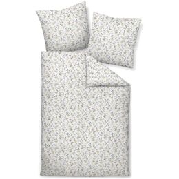 Bettw&auml;sche Janine "Feinbiber65173 0", gr&uuml;n (beere gr&uuml;n), B/L: 155cm x 200cm, 1 Stk., 1 Stk., Feinbiber, B/L: 80cm x 80cm, Feinbiber, Obermaterial: 100% Baumwolle, Bettw&auml;sche, Bettw&auml;sche, mit Reissverschluss
