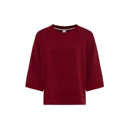Kurzarmshirt Brax "Style BERTA M", Damen, Gr. 34, weinrot, 70% Viskose, 25% Polyester, 5% Elasthan, Rundhals, Shirts