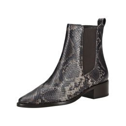 Stiefelette Paul Green "Paul Green Stiefelette Leder/Textil", Damen, Gr. 38, braun, Leder, Textil, Schuhe Stiefelette