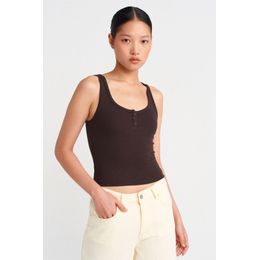 Slim Fit Crop Cami Bluse