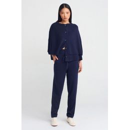 Damen Lurex Strick Jogginghosen