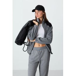 &Uuml;bergro&szlig;er Colorblock-Half-Zip-Pullover