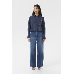 Karen Simonsen Langarm - Hemd KBAmy Classic fit navy