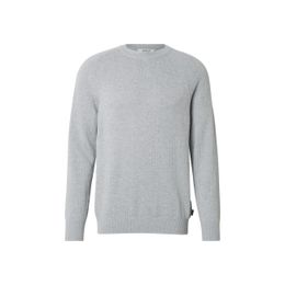 Rundhalspullover Replay "Replay UK5160 knitwear crewneck", Herren, Gr. XL, grau melange, 100% Baumwolle, unifarben, normal, Rundhals, Pullover Rundhalspullover