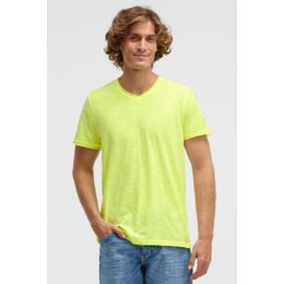 V-Shirt CAMP DAVID, Jungen, Gr. 4XL, gr&uuml;n, Web, Material: 50% Baumwolle, 50% Polyester, bedruckt, regular fit normal, V-Ausschnitt, eingesetzt gerader Abschluss, Shirts, aus Baumwolle